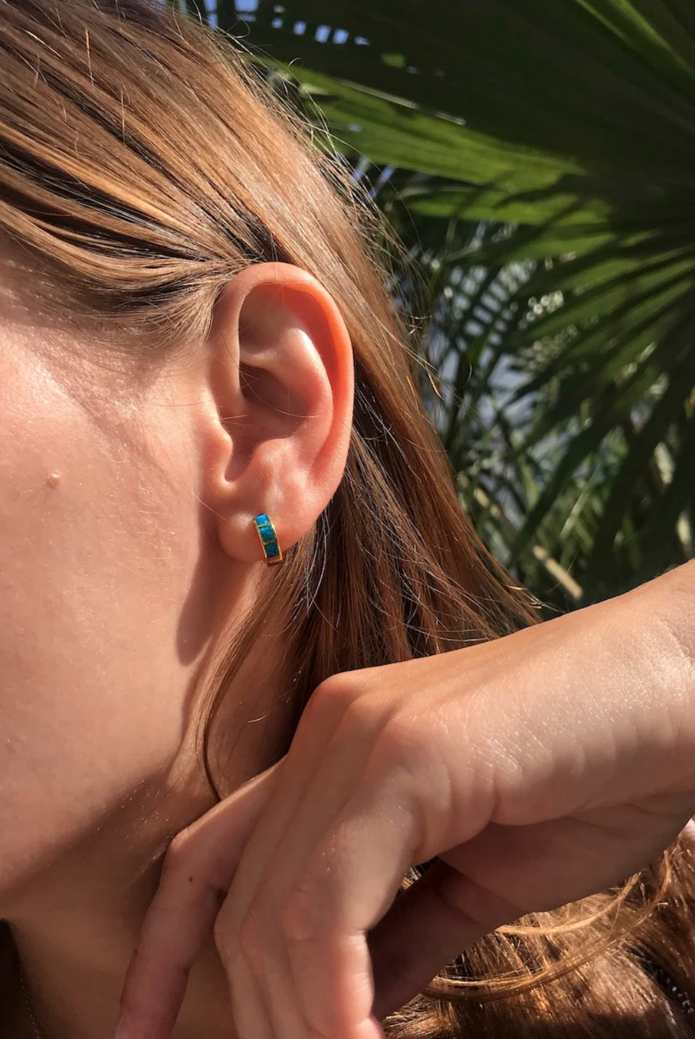 Native Gem Shay Huggies - Blue Opal – BLUSH